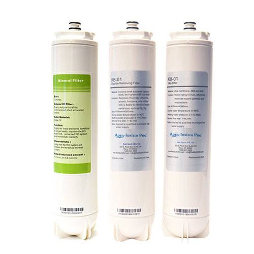 Triple Stage Replacement Filters – Aqua Ionizer Pro